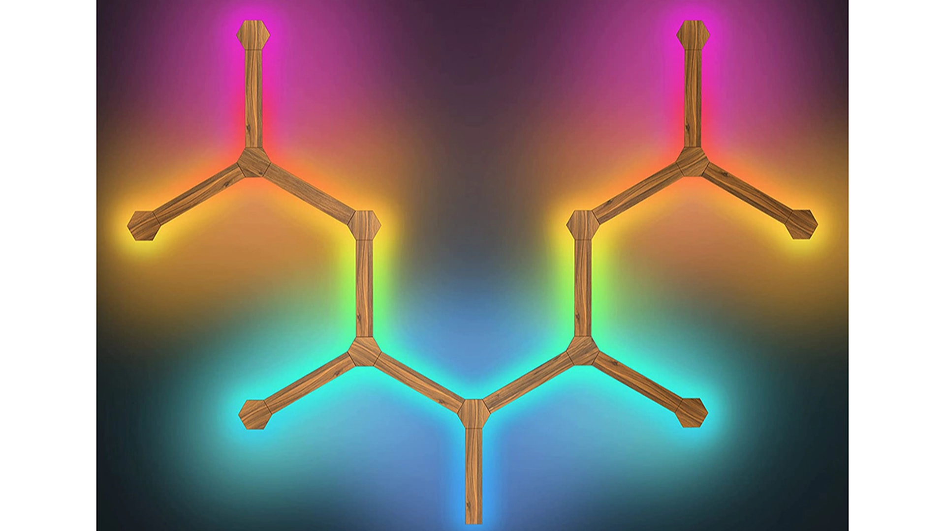 EUREKA ERGONOMIC RGB LED Lines Lights, Led Light Wall Panels.