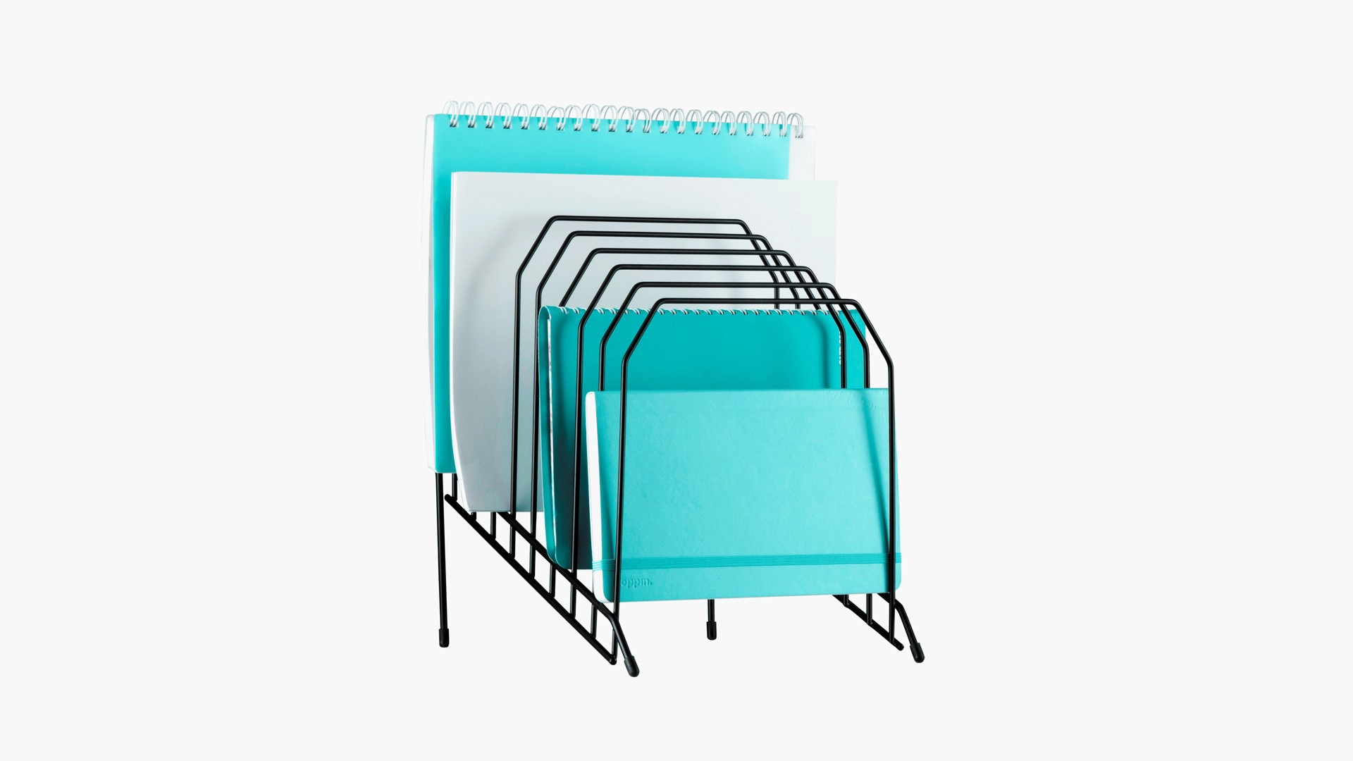 Mindspace Multi Step File Organizer for Desk | Black