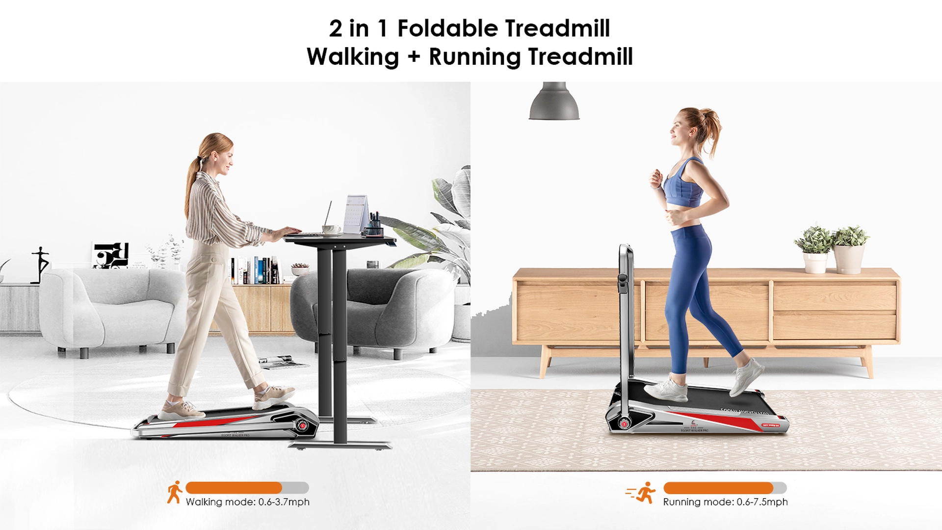 Walker Pro-M1 Under Desk Treadmill Walking Pad