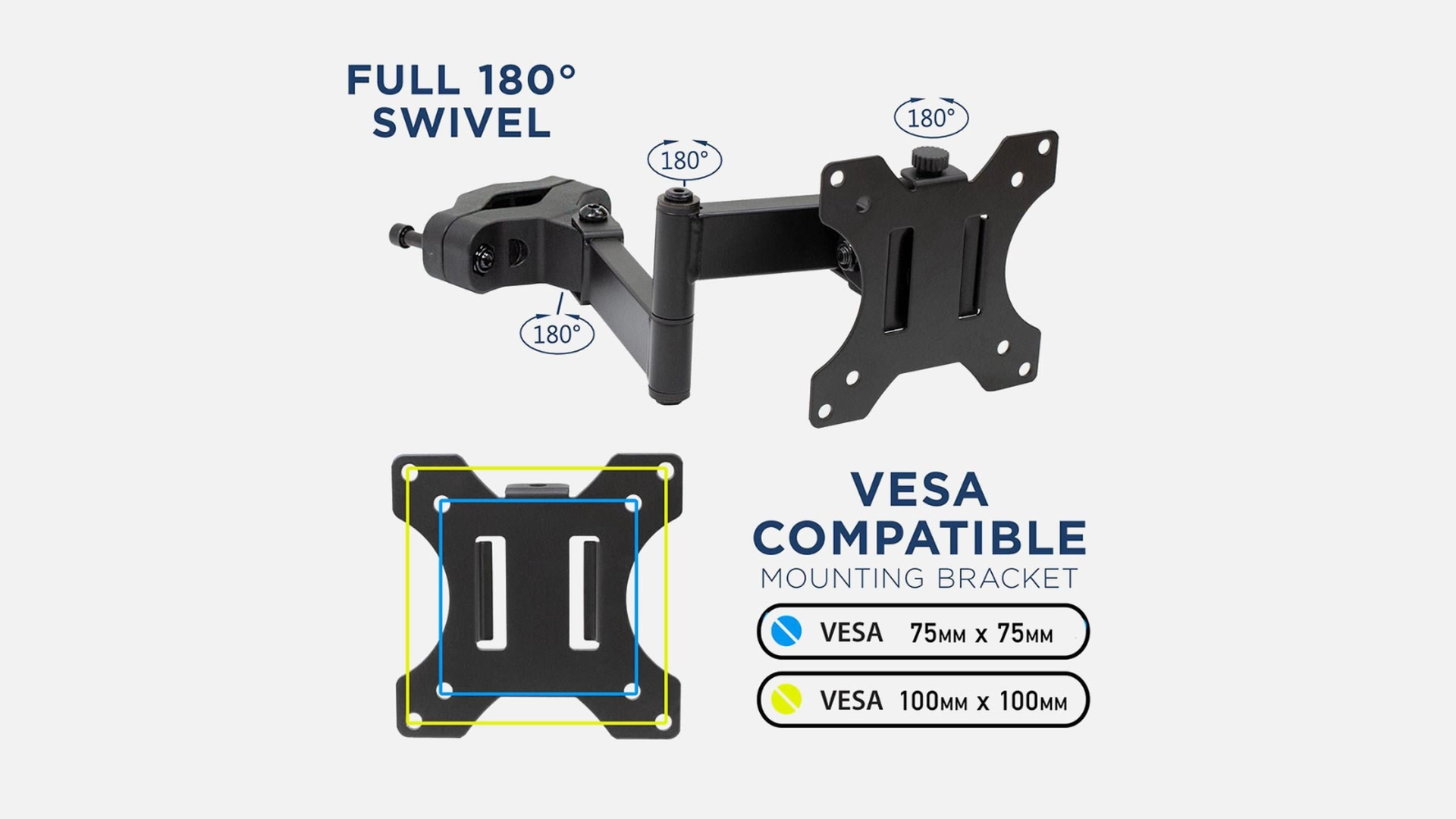 Mount-It! Full Motion TV and Monitor Truss/Pole Mount