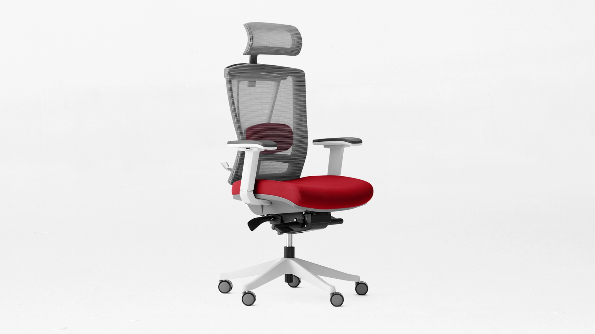 Red Office Chair Autonomous Ergonomic Chair