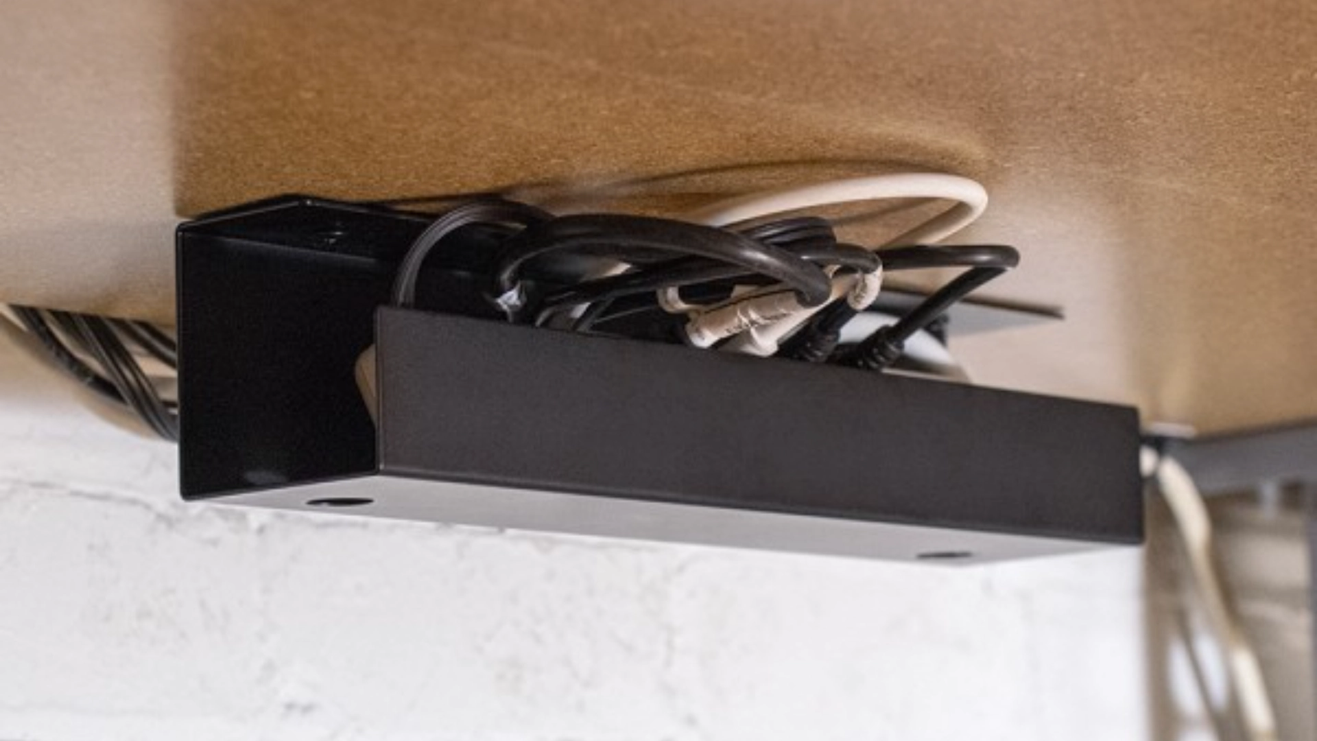 Oeveo Under Desk Cable Tray | Made in America | 14L x 3H x 3W